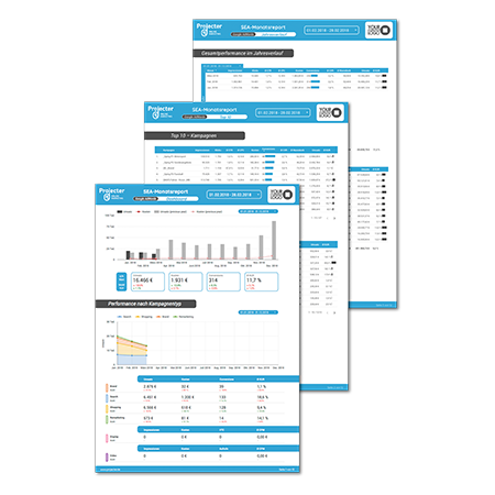 Data Reporting & Google Data Studio Reports | Projecter